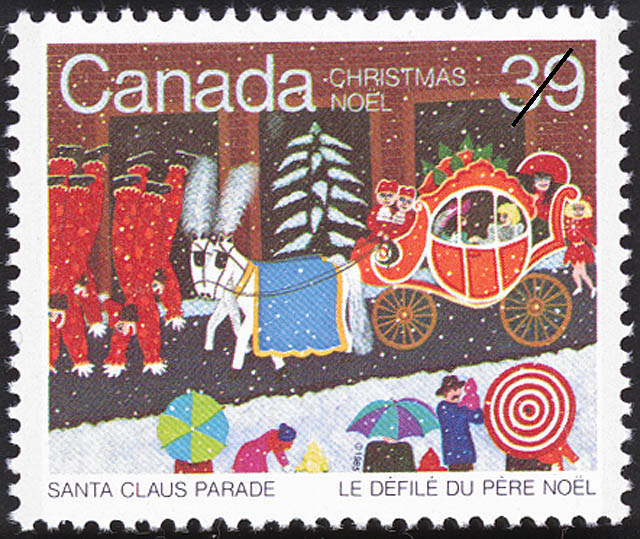 Stampsandcanada - Santa Claus Parade - 39 cents 1985 - Stamps of Canada ...